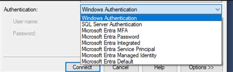Sql Server Azure Active Directory Universal With MFA Missing From