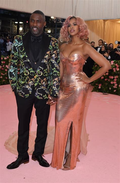 Idris Elba And Sabrina Dhowre At The Met Gala Popsugar Celebrity Uk Photo