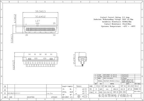 MDR SCSI Pin Connector Reliable Server Encoder Solution