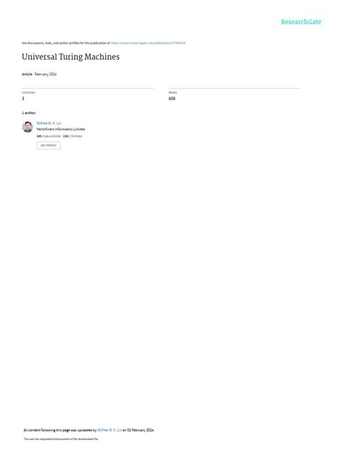 Universal Turing Machines Pdf Computer Science Mathematical Logic