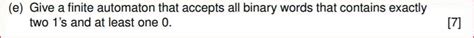 Solved E Give A Finite Automaton That Accepts All Binary