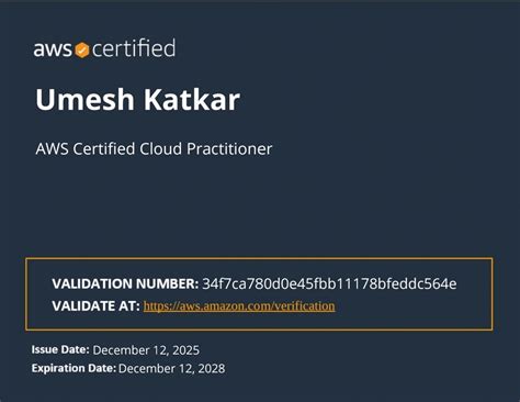 Aws Umesh Katkar