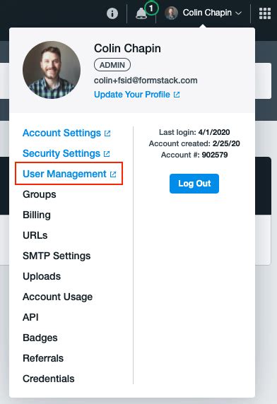 add users in the admin panel