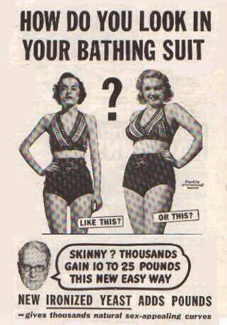 Vintage Weight Gain Fashion Ads The Mary Sue