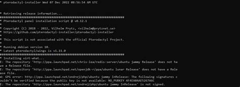 installation doesn t start · issue 367 · pterodactyl installer