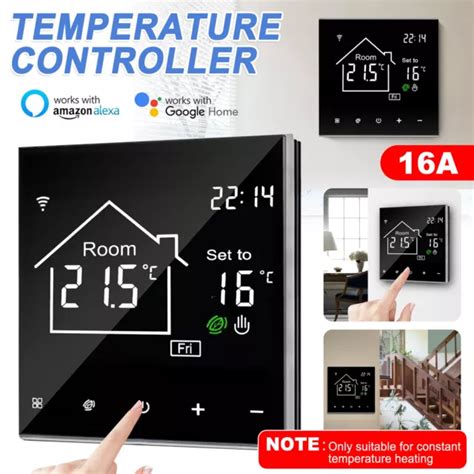 DIGITAL SMART THERMOSTAT Programmable Wifi Wireless Home Room Sensor