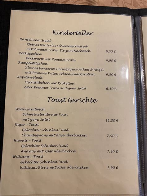 Speisekarte Von Hotel Gaststätte Luley Restaurant Mörfelden Walldorf