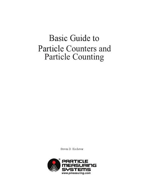 Pdf Basic Guide To Particle Counters And Particle Countig Dokumentips