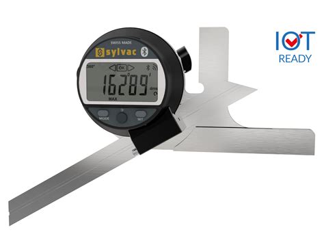 smart protractor with integrated bluetooth