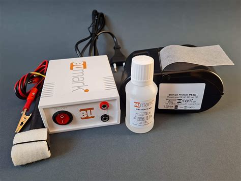 Electro Chemical Marking And Etching Machine Eumark Set 06 Compact White With