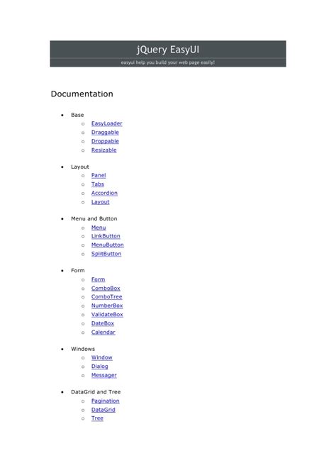jquery easyui documentation pdf boolean data type database index