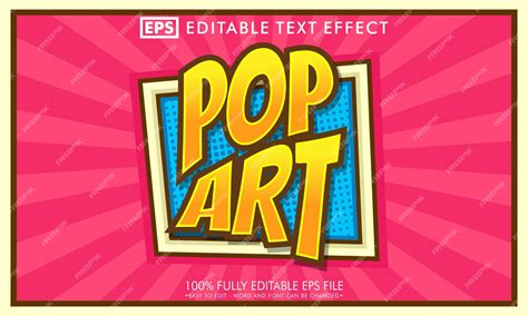 Premium Vector Comic Style Editable Text Effect