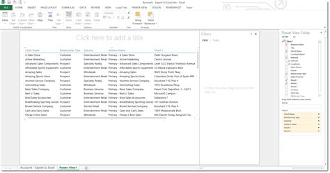 using power view in excel 2013 to analyze crm data microsoft dynamics