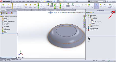 Tutorial Creating Forming Tool Sheet Metal In Solidworks Grabcad