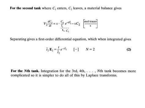 Tank In Series Model