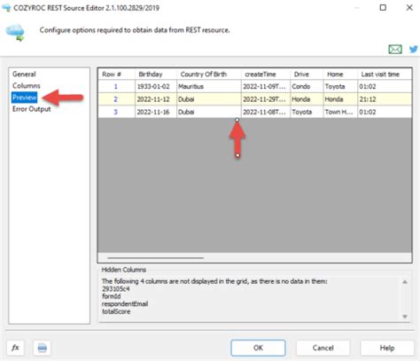 Google Forms Connection COZYROC