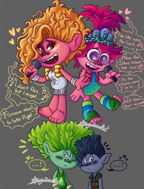Trolls 3 Troll Dolls Troll Cute Drawings