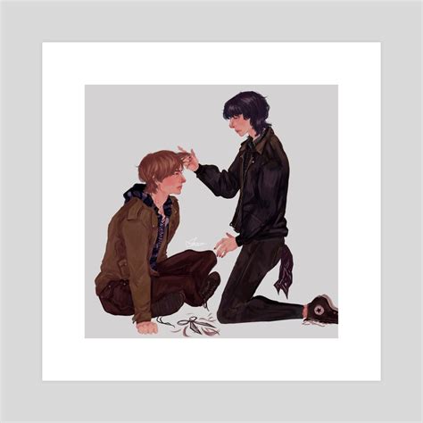 Stranger Things Byler Fanart An Art Print By Delly Inprnt