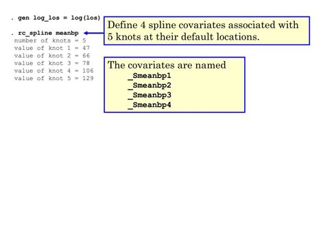 Ppt Using Stata 9 To Model Complex Nonlinear Relationships With