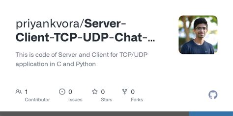 Github Priyankvoraserver Client Tcp Udp Chat Application This Is