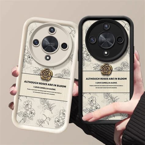 Phone Case Honor Lite X B X B X A X A X Magic Pro G Casing New Design Retro Roses D
