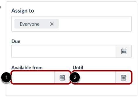 Set Due Dates Center For Learning And Innovation