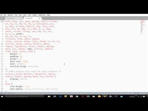 CSS3 Tutorial 2 What Is Css Reset And Why You Should Use It YouTube