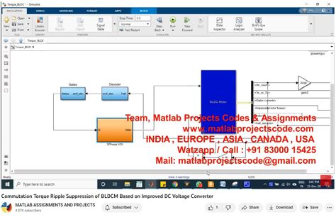Commutation Torque Ripple Suppression Of Bldcm Based On Improved Dc Voltage Converter Matlab