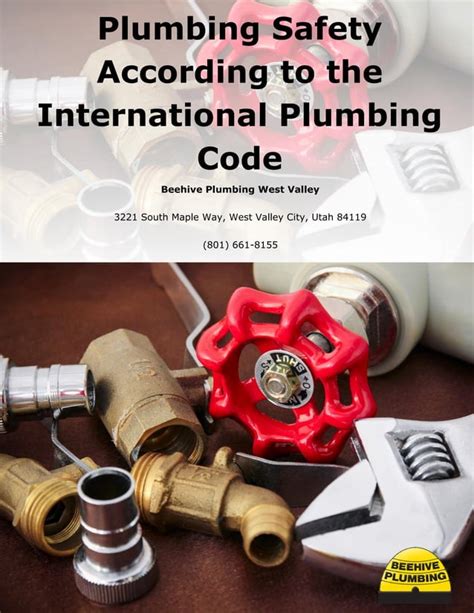 Plumbing Safety According To The International Plumbing Code Pdf