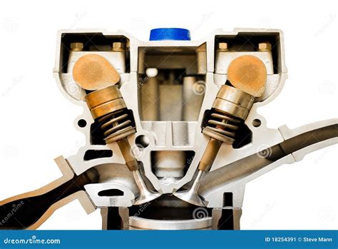 двигатель в разрезе стоковое изображение изображение насчитывающей сплавам 18254391