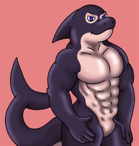 Rule 34 Abs Bara Blue Body Blue Eyes Dolphin Male Mammal Marine Multicolored Body Muscle