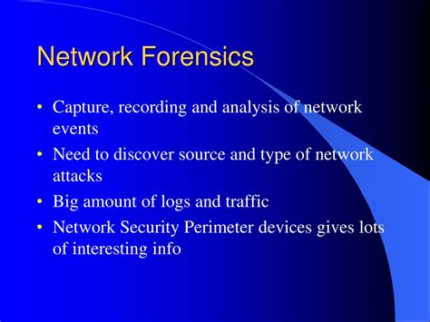 Network Forensics When Conventional Forensic Analysis Is Not Enough Ppt Download