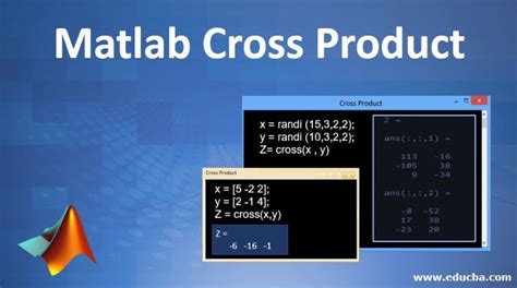 Matlab Cross Product Learn How To Implement Cross Product In Matlab
