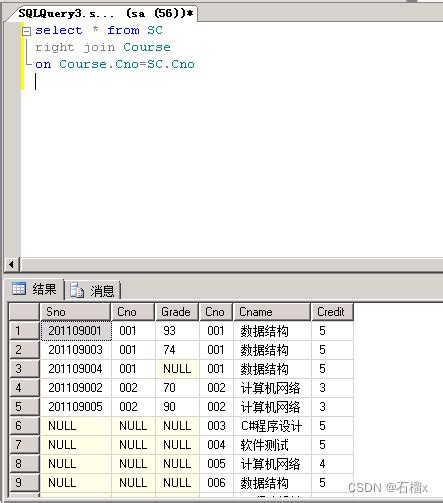 sql 数据高级查询——连接查询 sql外连接查询语句 csdn博客