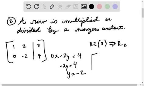 Explain Why Each Of The Three Elementary Row Operations Does Not Affect The Solution Set Of A