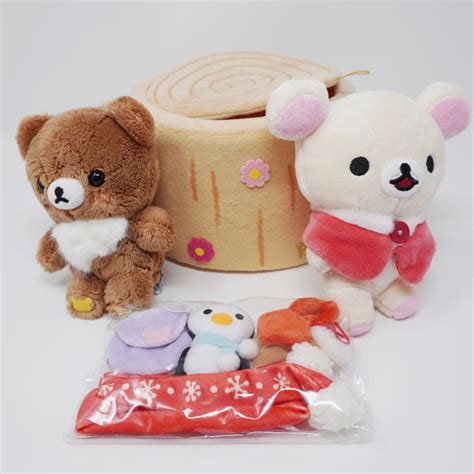 2017 Korilakkuma And Chairoikoguma Plush Set Rilakkuma Gloves T The Mary Bear