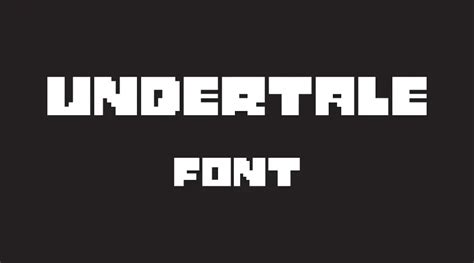 Undertale Font Download Dafont Online