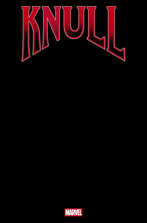 Knull 1 Black Blank Cover Fresh Comics