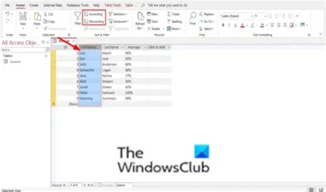 How To Sort And Filter Records In Microsoft Access