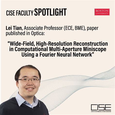 Center For Information And Systems Engineering Cise On Linkedin Lei