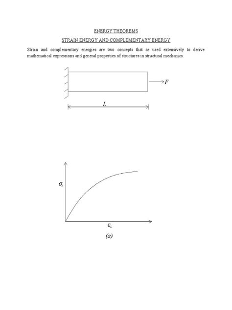 Energy Theorems Pdf Bending Beam Structure