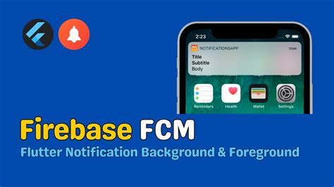 how to implement firebase messaging in flutter for foreground