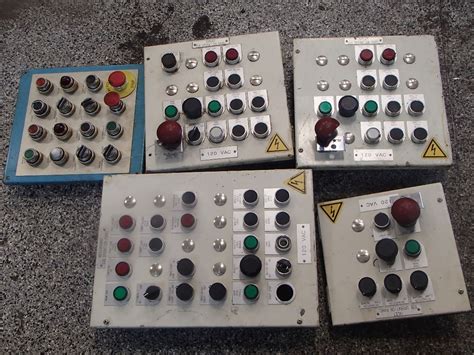 Allen Bradley Push Buttons Switches On Panels
