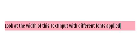 Width Of TextInput Is Wrong With Custom Font Issue Expo Expo GitHub