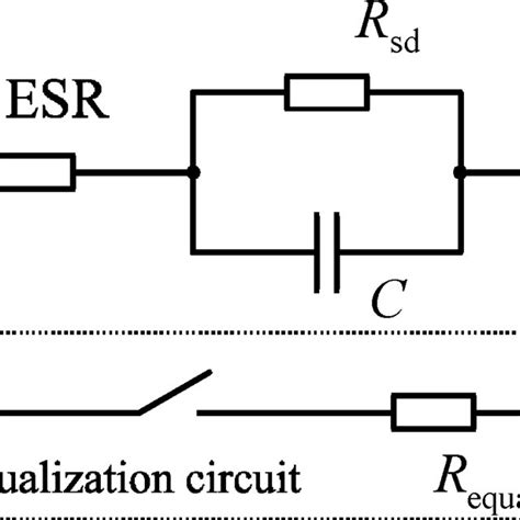 Cell Equalization Circuits A Resistor B Switched Resistor C Download Scientific