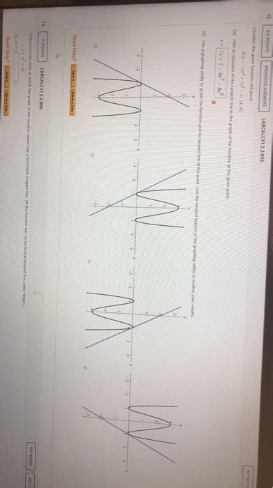 Solved Points Previous Answers Larcalc11 2 2 055 My Note