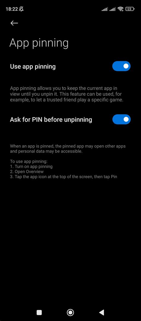 miui 14 app pinning feature has unclear instructions is it not