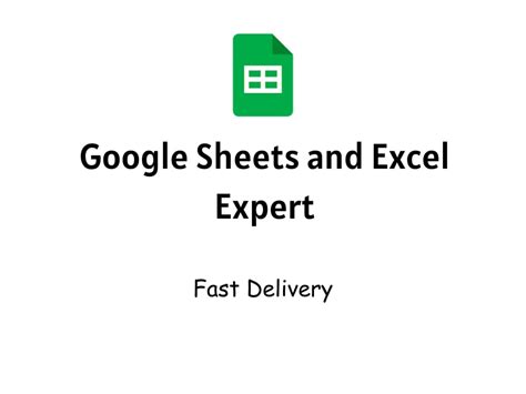 A Fantastic Service For Excel Formulas And Google Sheets Upwork