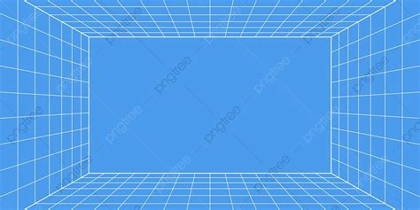 Wireframe Grid Vector Art Png 3d Wireframe Grid Room Pattern Tech Digital Png Image For Free