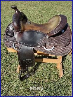 16 Billy Cook Reining Saddle Made In Sulphur Oklahoma Western Saddleswestern Saddles